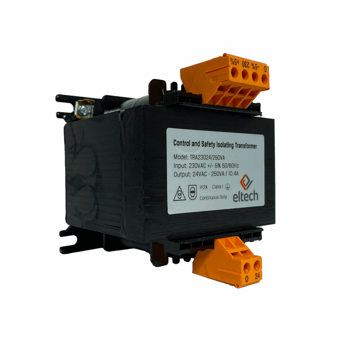 AC Transformer 230VAC/24VAC 250VA - Eltech