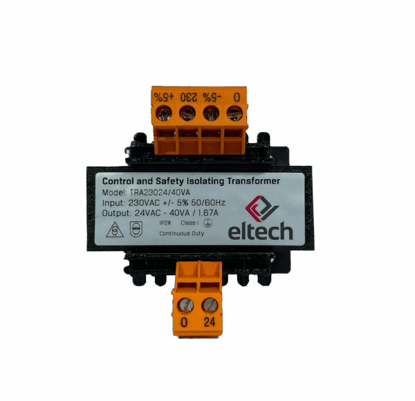 AC Transformer 230VAC/24VAC 40VA - Eltech